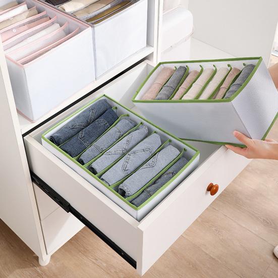 Buy Baigeshi Elastic Multi-layer Clothes Storage Box PVC Practical Individual Grid Clothes ...