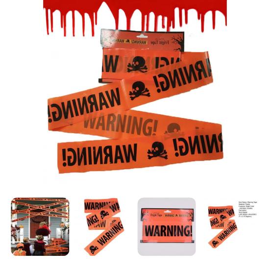 Buy 1 Roll Beautiful Appearance Halloween Warning Tape Props Danger Line at affordable prices ...