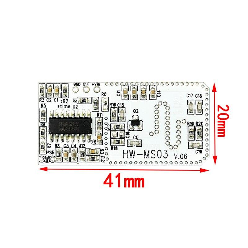 HC-SR501 HC-SR505 AM312 SR602 HW-MS03 Регулировка ИК-пироэлектрического ...