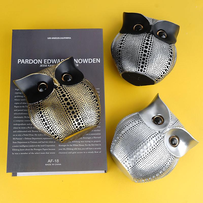 Buy WCIC New Nordic Creative Home Furnishing Polka Dot Owl Decoration ...