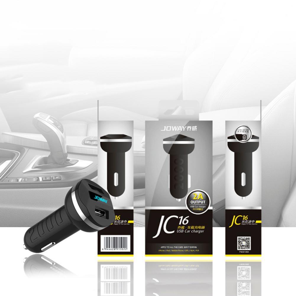 Buy JOWAY JC-16 Universal Dual USB 2A Smart Fast Charging Car Charger ...