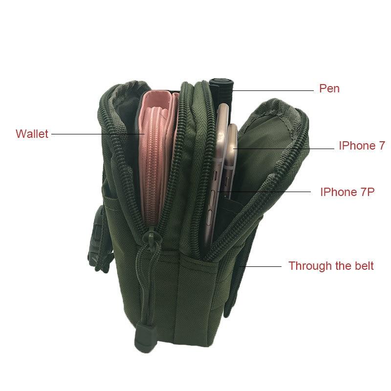 Outdoor Men Waist Pack Bum Bag Pouch Waterproof Tactical Military Sport ...