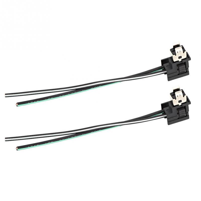 Buy 2Pcs Headlight Lamp Bulb Socket Wiring Harness Connector Plug ...