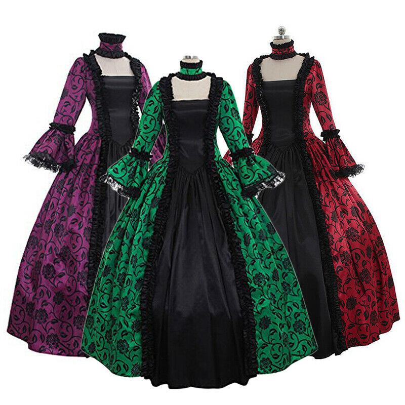 Buy High Quality Womens Vintage Gothic Victorian Renaissance Dress ...
