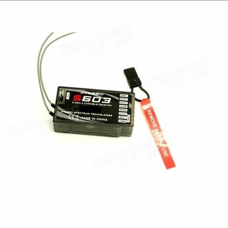 Buy 2.4G 6CH S603 Receiver Supported JR Spektrum DSM-X DSM2 Transmitter ...