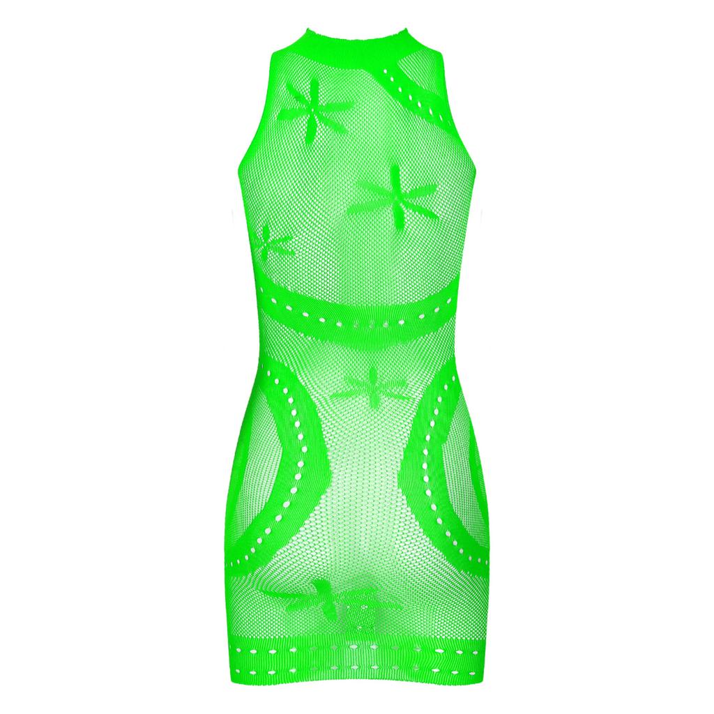 Buy Beach Sleeveless Swimsuit Coverups Fishnet Cover Up Dress Stretchy ...