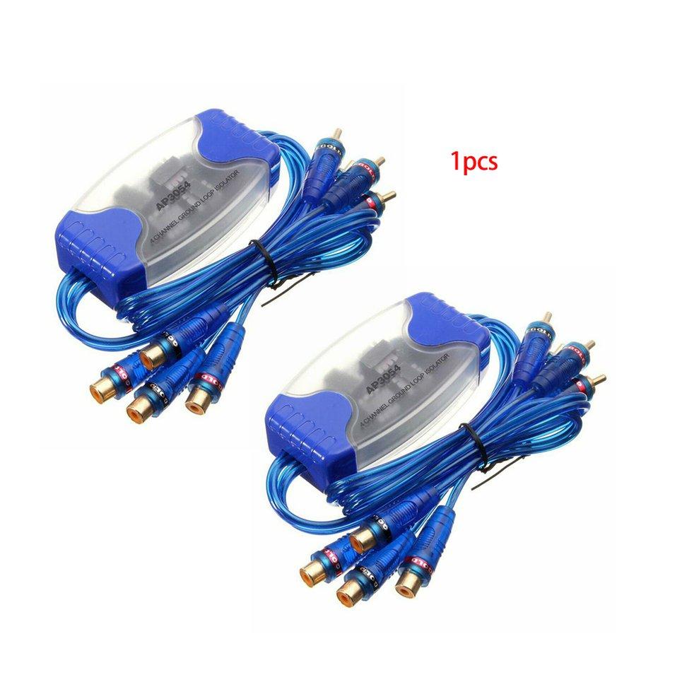 PAU 4-Channel Rca Audio Noise Filter Suppressor Ground Loop Isolator ...