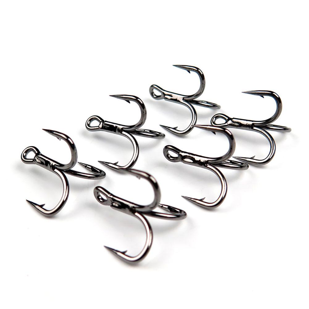 Super Sharp Anchor Hook 20pcs Strong Shark Triple Big Game High Carbon ...