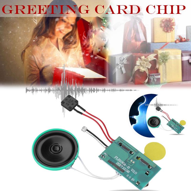 Cheap DIY Greeting Card Chip 4 minutes Recordable Voice Sound Chip ...
