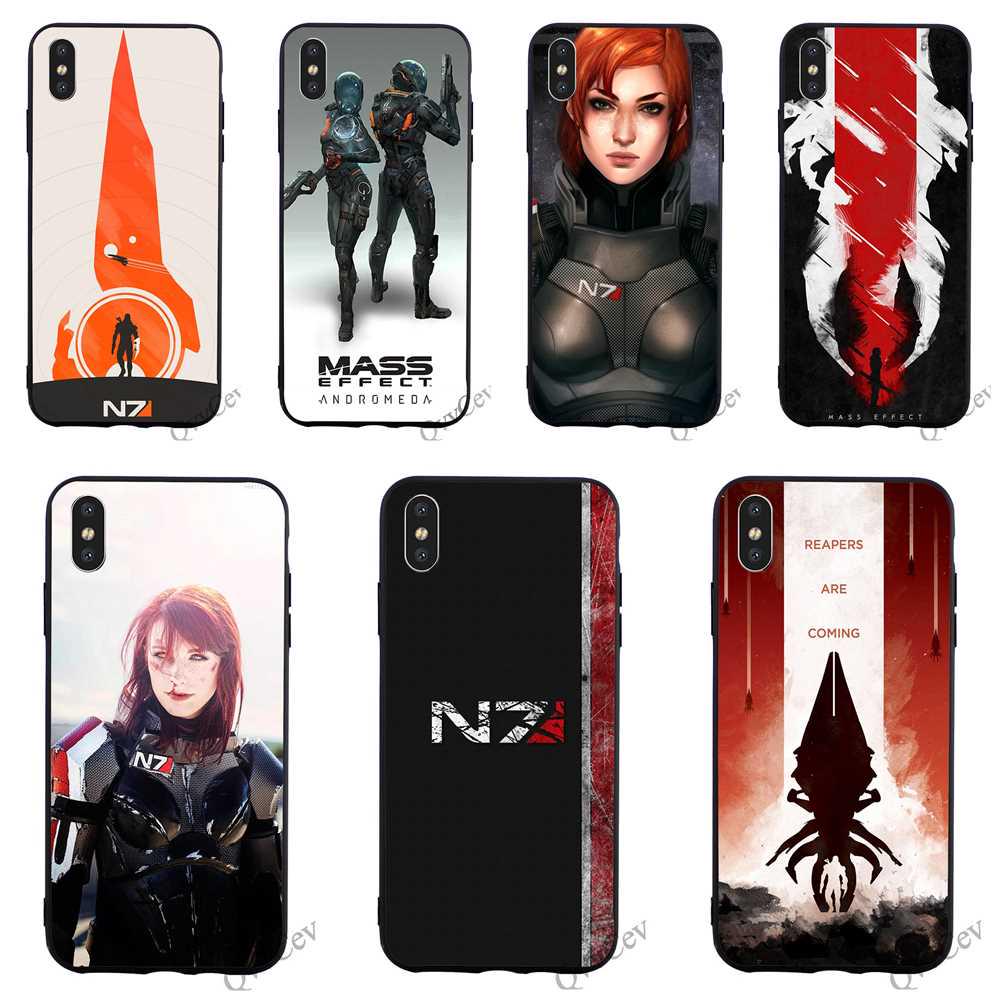 Buy N7 Mass Effect Phone Cover for Huawei Y9 Nova 3 Honor 6A 7X 7A Pro ...