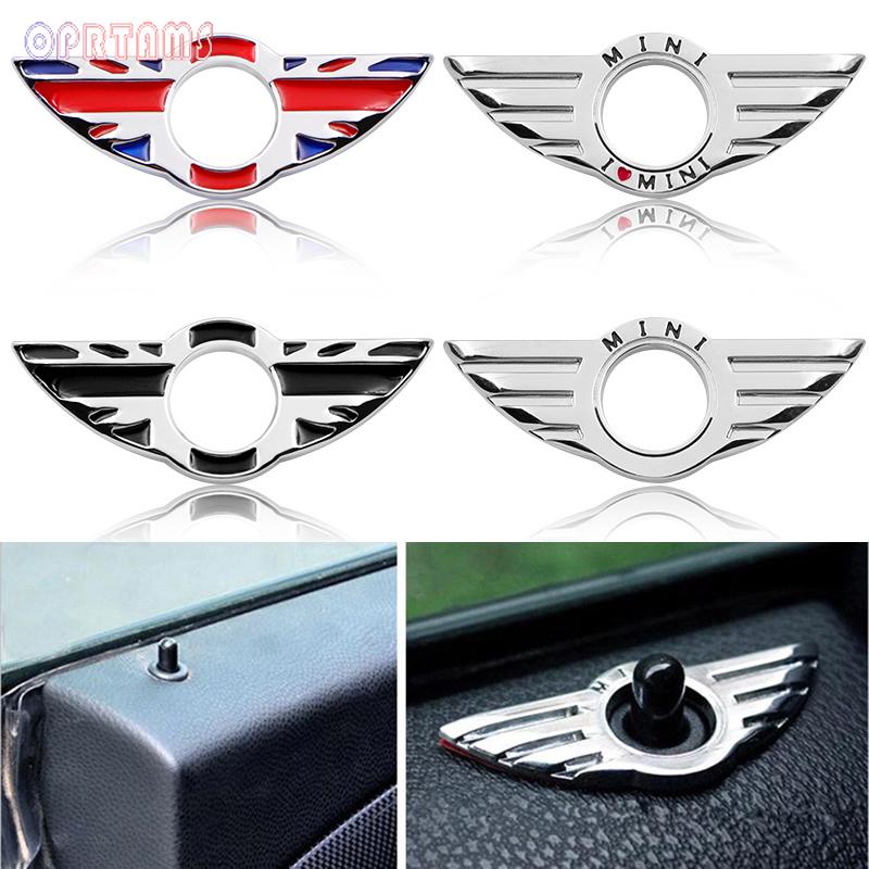 Buy 1 Pcs Door Pin Lock Wing Logo Badge Zinc Alloy Sticker Car Badge ...