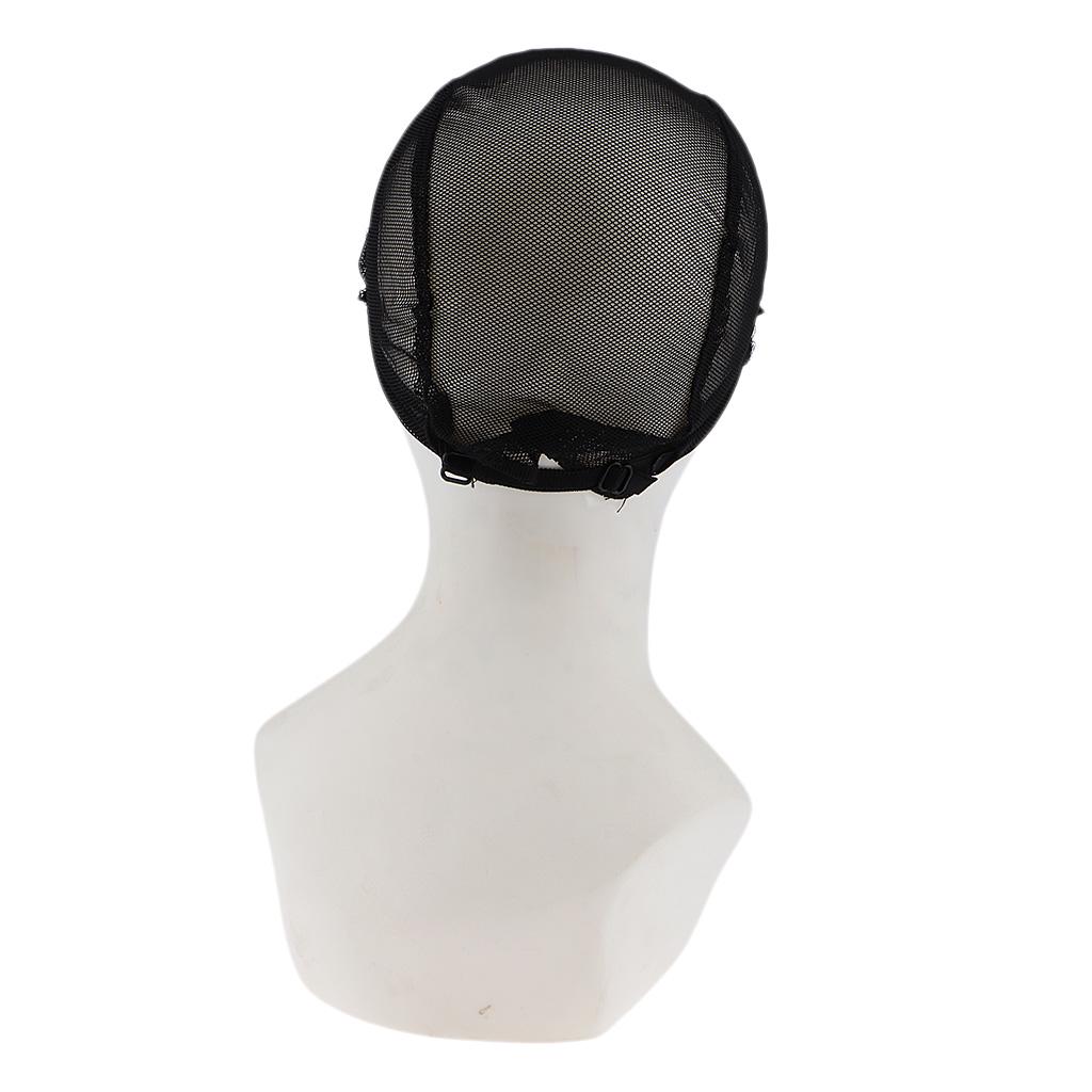 Adjustable Weaving Net Wig Cap Making Weave Elastic Hair Black uygun ...
