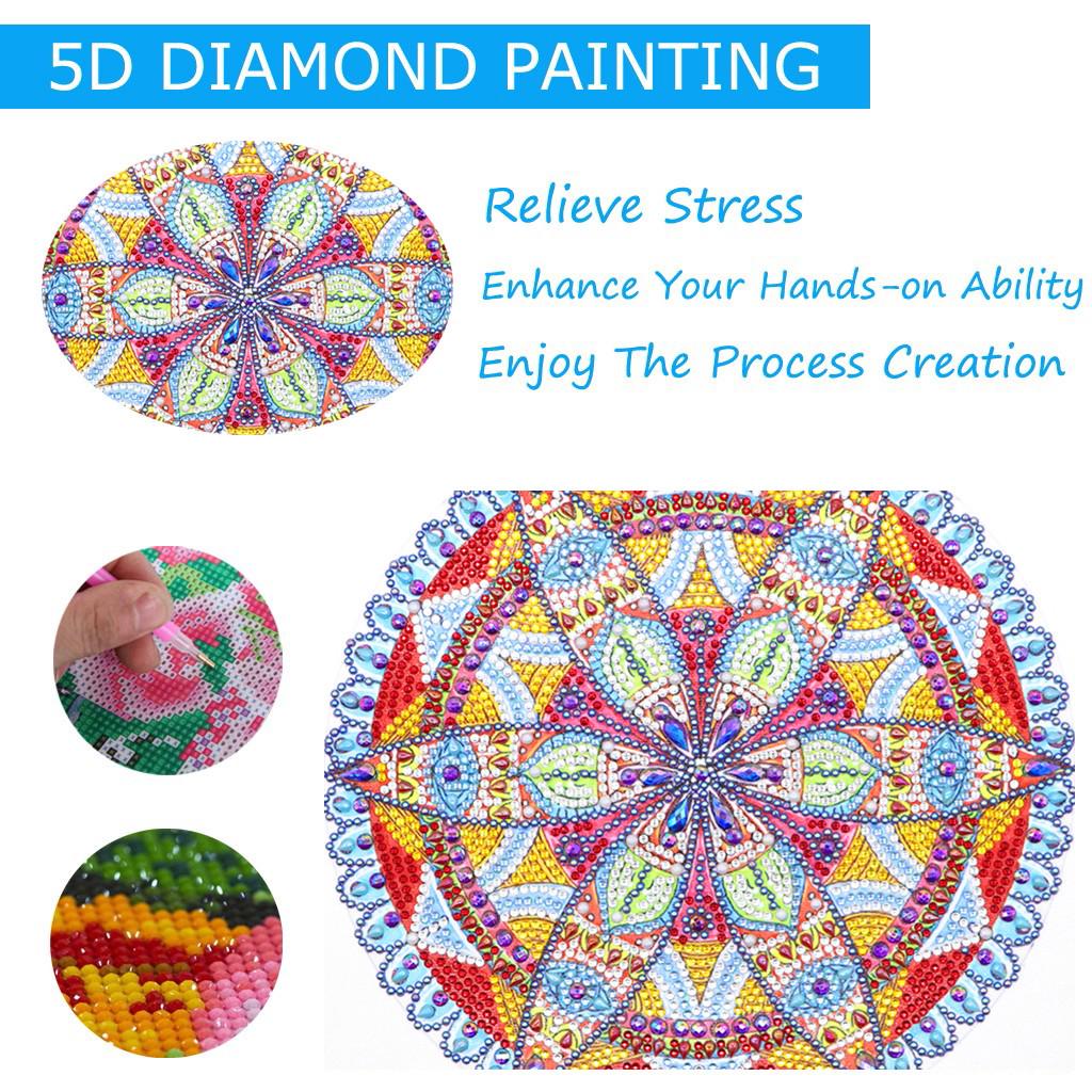 Buy Hs 5d Embroidery Paintings Rhinestone Pasted Diy Diamond Painting