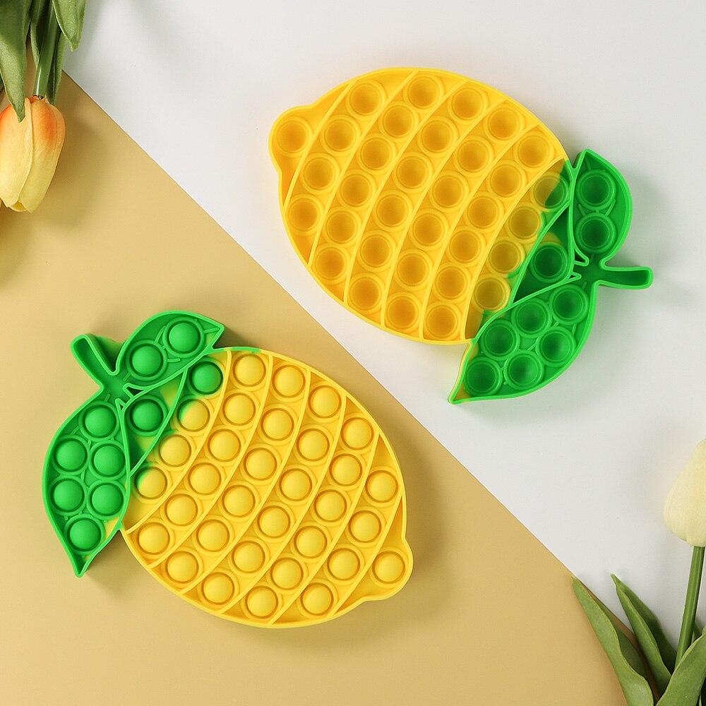 Cute Watermelon Shape Sensory Fidget Toy Relief Stress Relief Mini ...