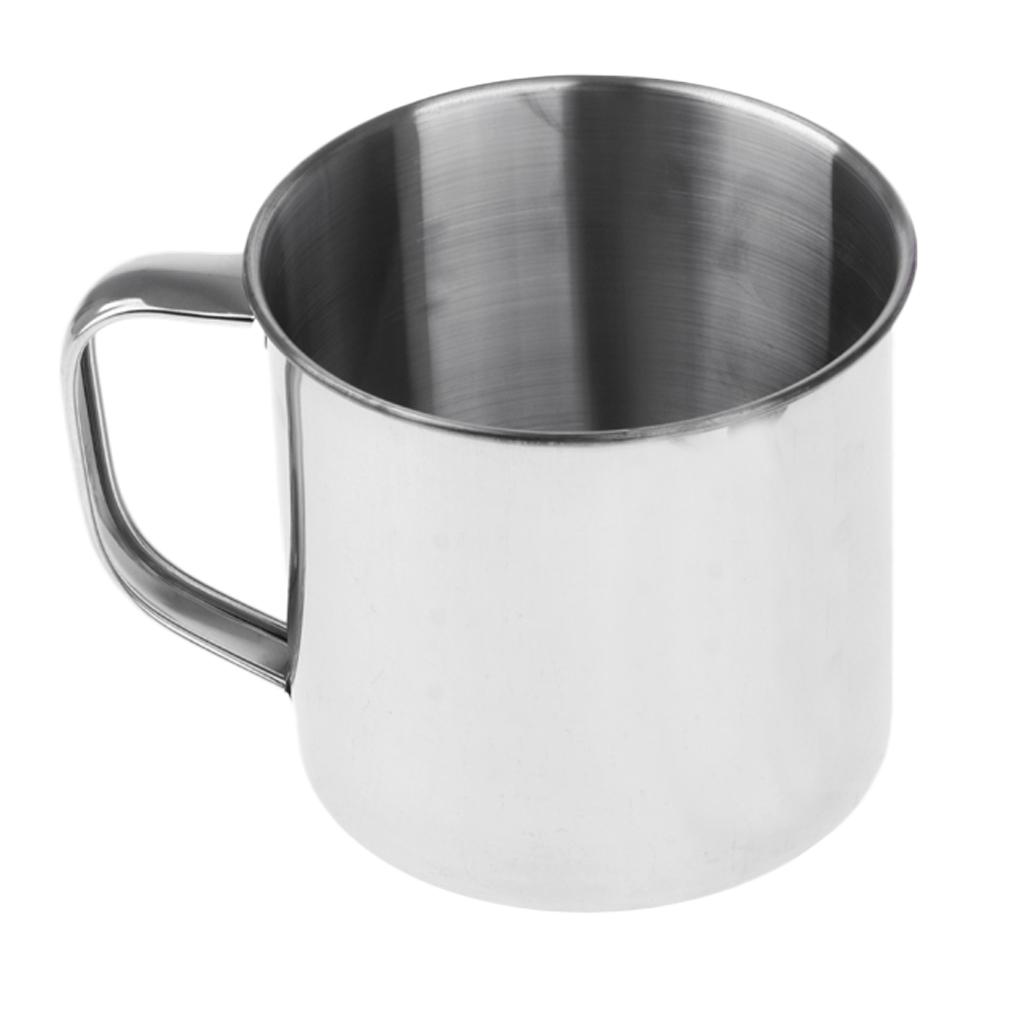 Buy Metal Drinkwware Stainless Steel Cup for Beer Coffee Tea 7cm ...