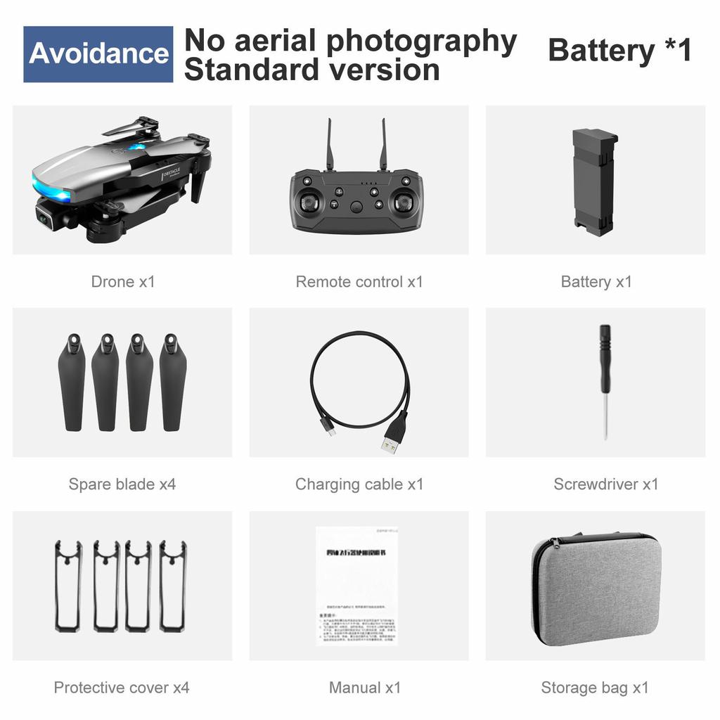 Satın alın S85 Pro Rc Mini Drone 4k Profesional HD Dual Camera Fpv Drones With Infrared Obstacle ...