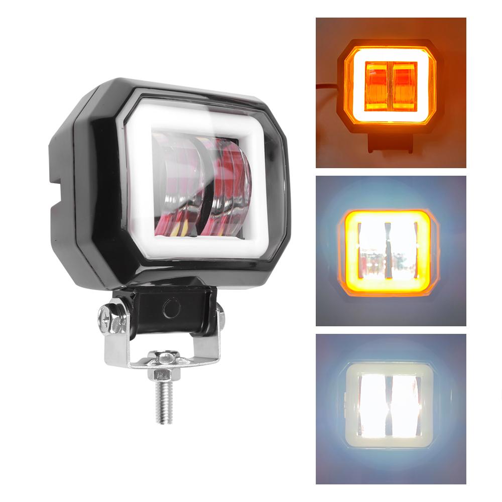 Buy 2PCS/1PCS 9V-32V Waterproof Angel Eyes LED Lights Portable ...