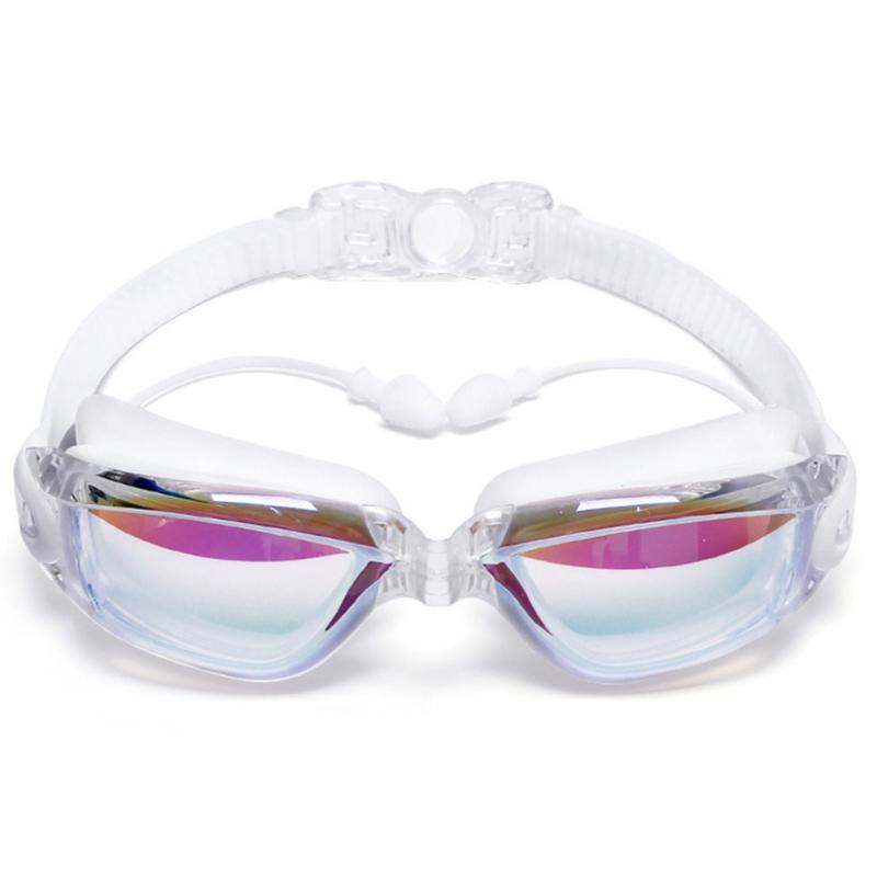 💰Kaufe Unisex Electroplated Plain Swimming Goggles Waterproof Anti-fog ...