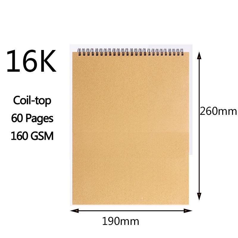 Buy Professional Sketchbook 160 GSM Color Pencil, Oil Painting ...