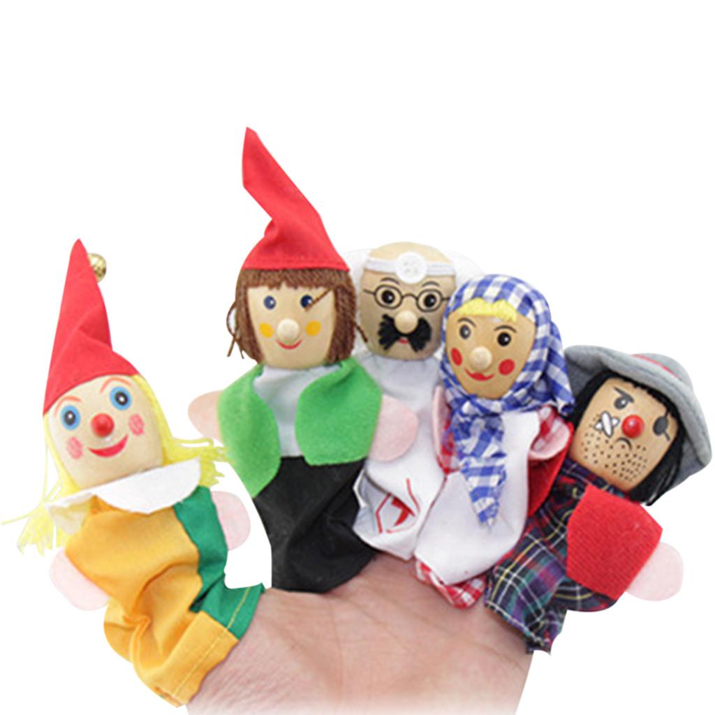 6Pcs Finger Even Storytelling Good Toys Hand Puppet For Baby's Gift ...