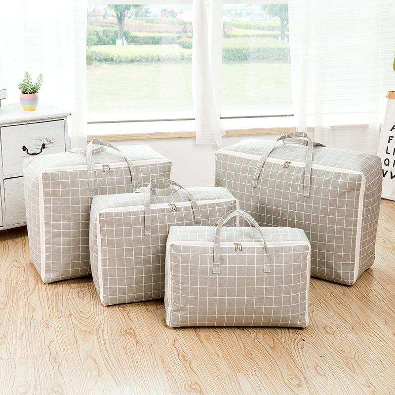 Goedkope 1pcs Quilt Packing Bag Sorting Storage Box Fabric Clothing ...