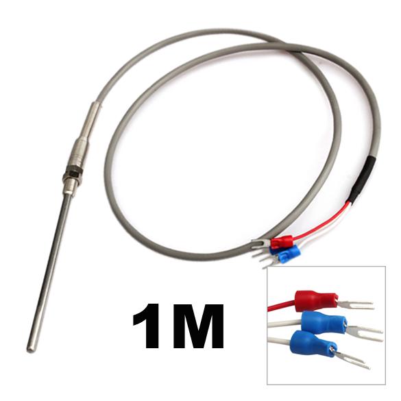 Buy 1M Screw Thread PT100 Thermocouple Temperature Control Probe Sensor ...