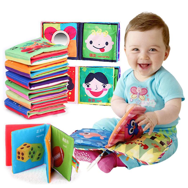Buy 1PC Baby Book Soft Cloth Baby Intelligence Development Learn ...