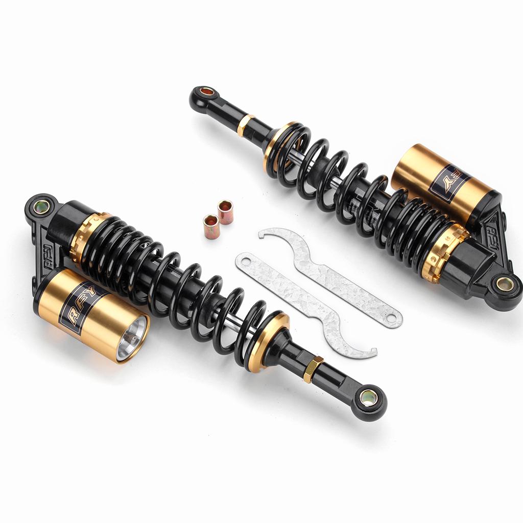 Buy 2pcs Universal 360mm 14" Motorcycle Rear Air Shock Absorber Rear ...