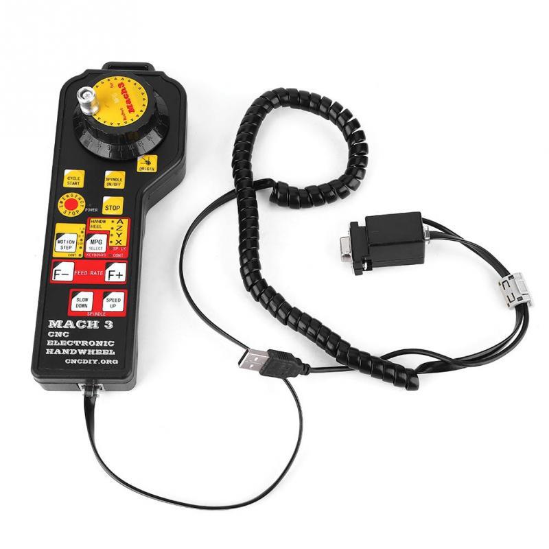 Buy USB Mach3 Electronic Handwheel Manual Controller For CNC Engraving ...