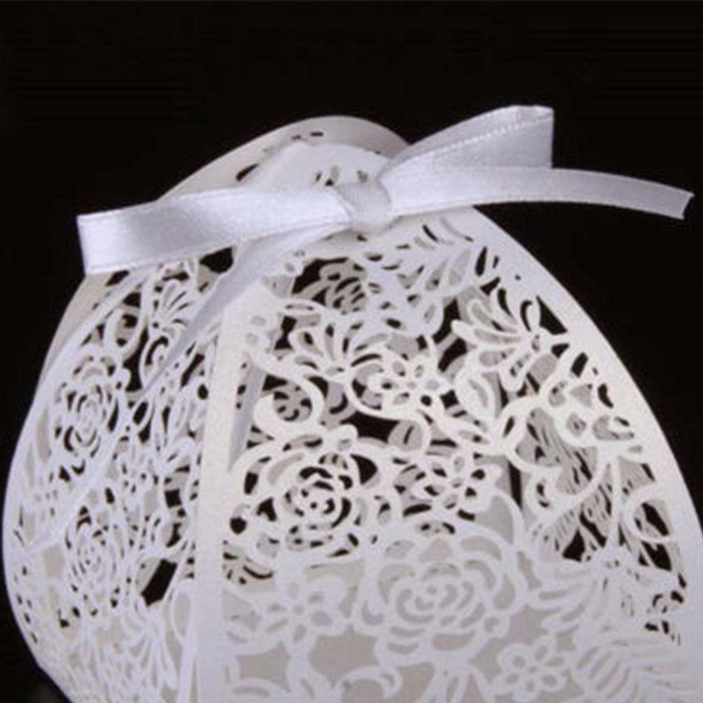 Cute Laser Cut Sugar Candy Boxes Bonbonniere Wedding Party Favor Gift ...