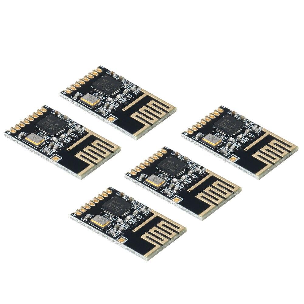 Buy 5pcs Mini NRF24L01 & SMD 1.27MM & 2.4G Wireless Transceiver Module ...