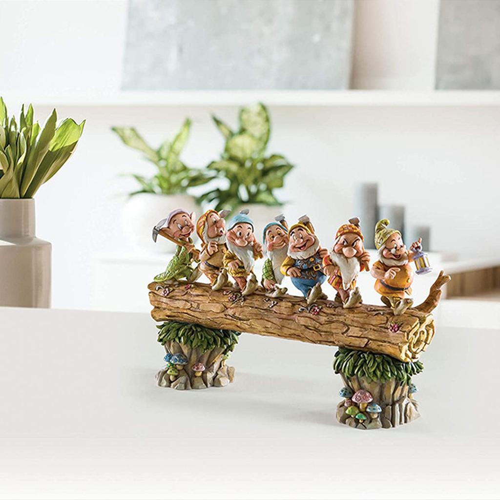 Buy Dsfiuuy Resin Ornaments Seven Dwarf People Trees Gnome Decorate The ...