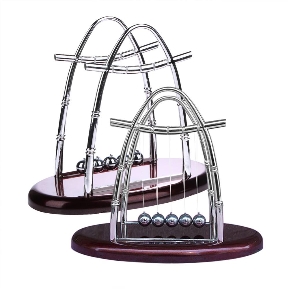 Buy Newtons Cradle Fun Desk Toy Steel Balance Ball Physics Science ...