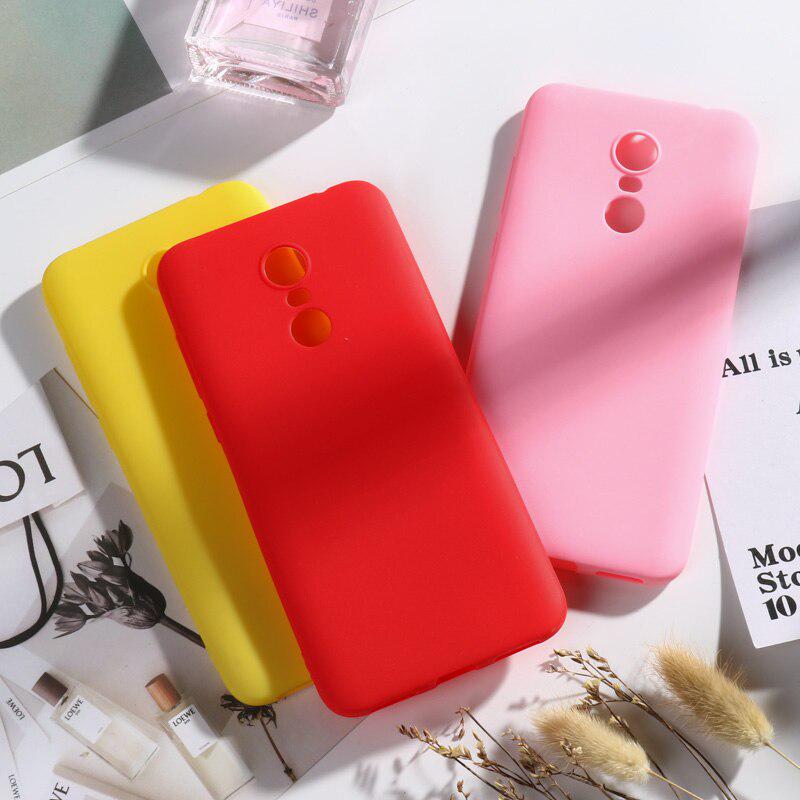 Buy For Xiaomi Redmi 5 Plus Case Candy Color Soft Cover For Xiaomi ...