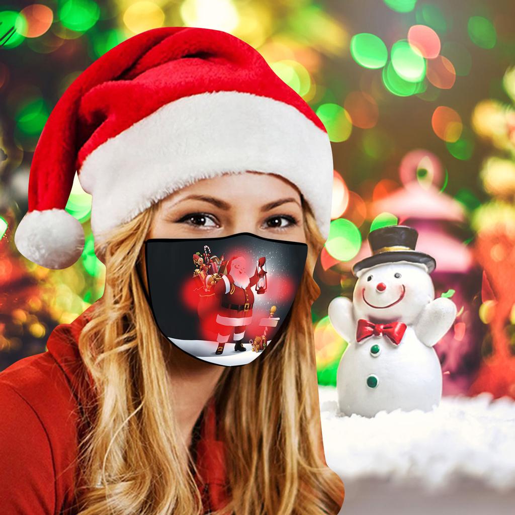 Buy LED Christmas Mask Light Up Mask Christmas Lights Glowing Mask For ...