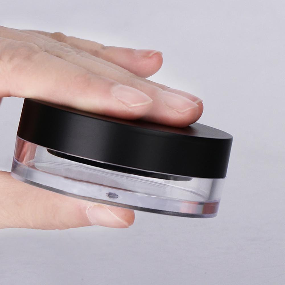 Buy 3pcs Loose Powder Jar with Puffs Travel Makeup Refill Powder ...