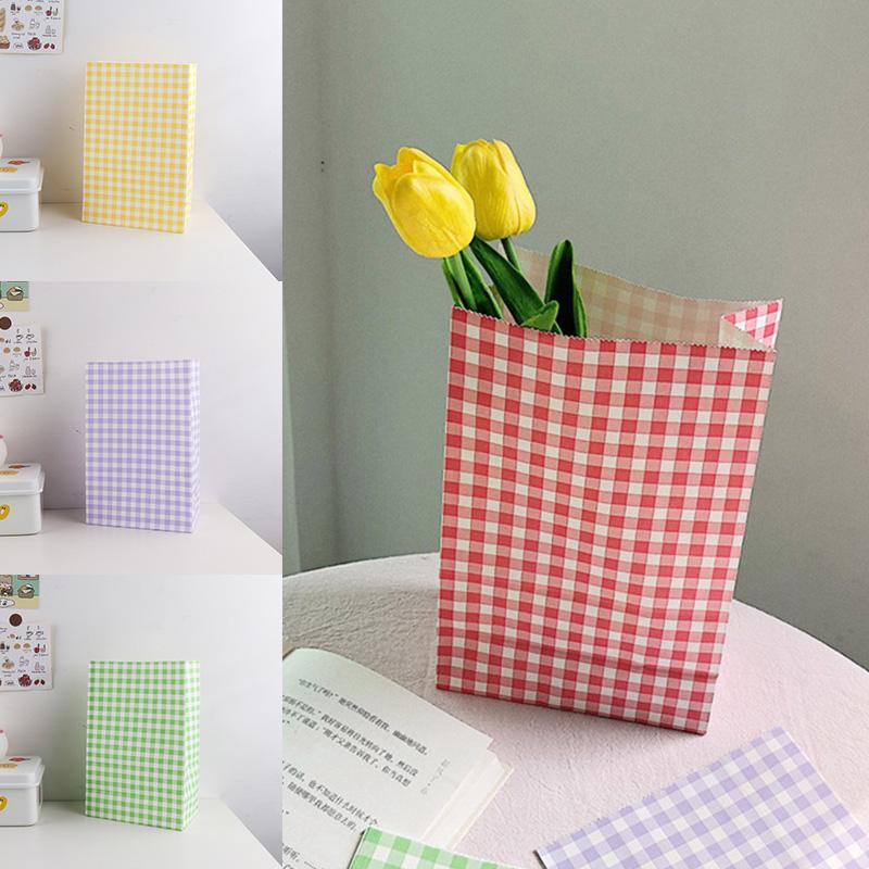 5pcs Packing Box Colorful Grid Photography Props Sundries Storage Paper ...