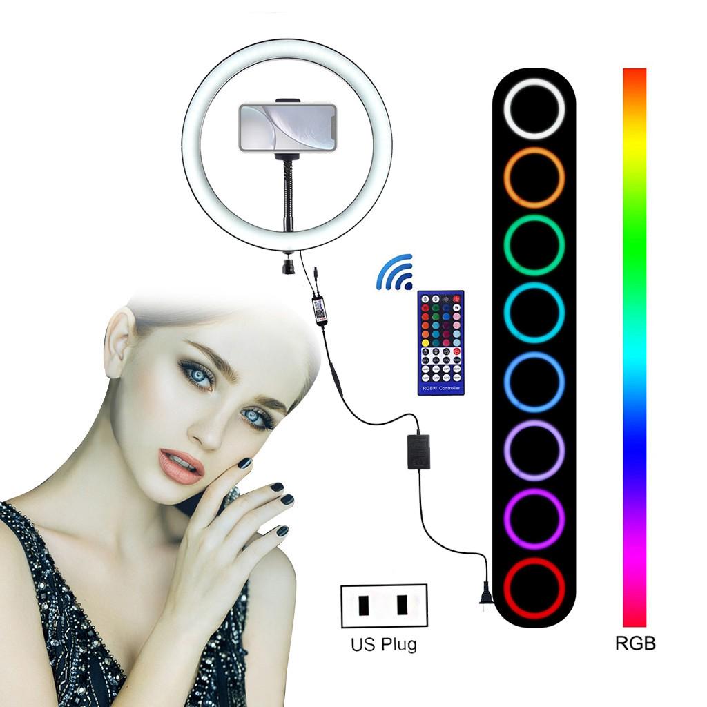 Buy Ministore! Ring Light 9 Inch With Phone Stand Cradle Head 8 Light ...