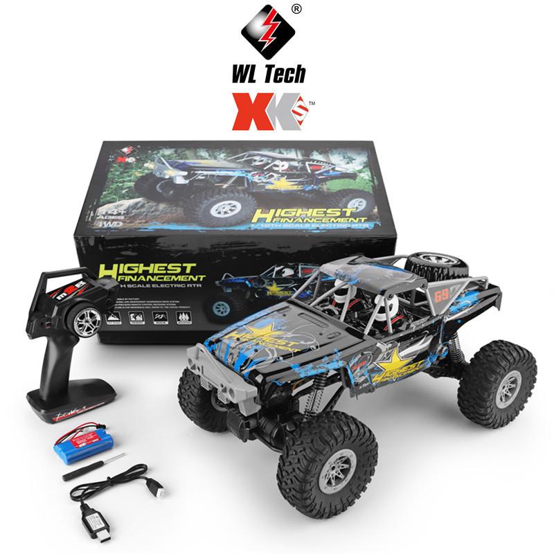 Buy Wltoys 104310 RC Car 1/10 Climbing Car 4WD Dual Motor RC Buggy Off ...