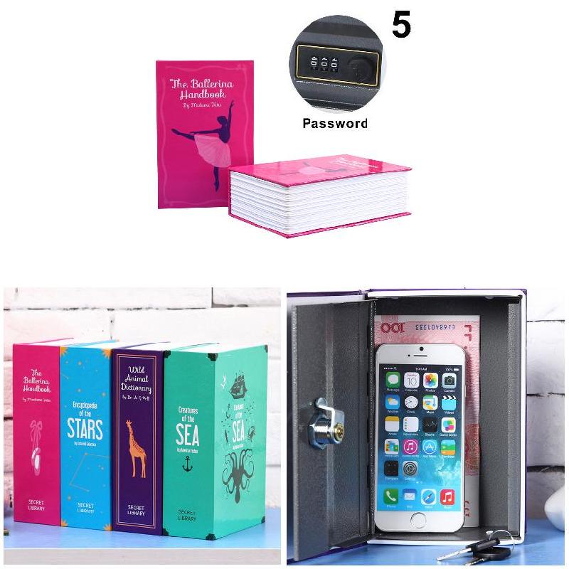 Buy Box Dictionary Home Money Storage Jewelry Lock-up Book Shape Coin ...