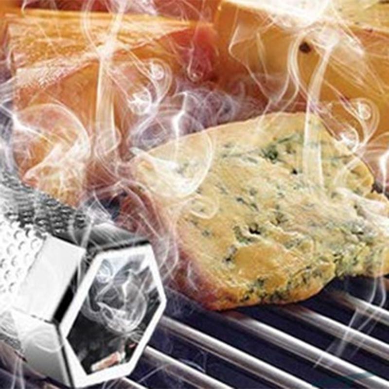 Buy 31cm BBQ Grill Hot Cold Smoking Mesh Tube Smoke Generator Stainless ...