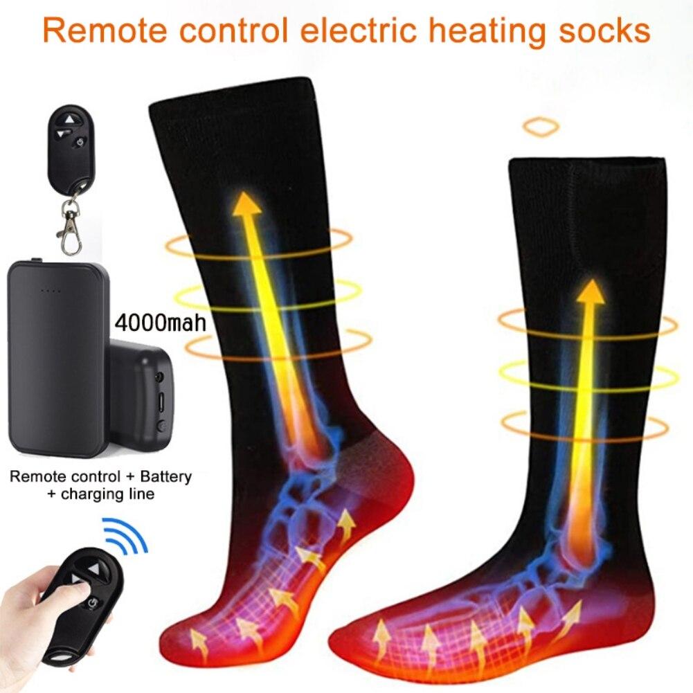 Buy Washable Heated Socks Battery Thermal Electric Sock For Winter ...