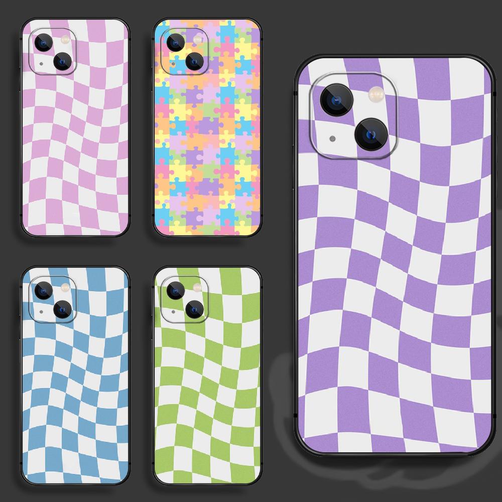 Buy Geometric Cube Aesthetic Mobile Phone Cases For Iphone Xiaomi Mi ...