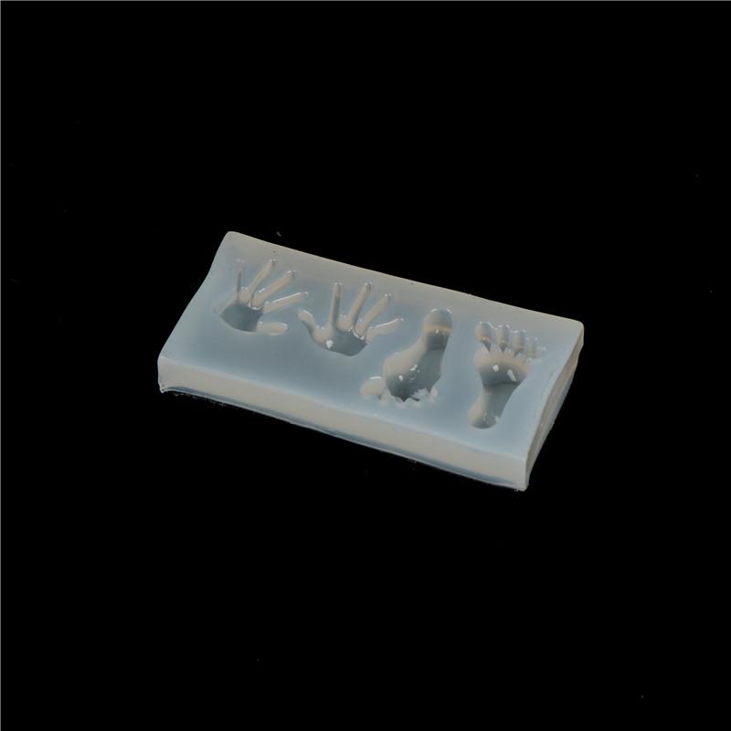 Buy 1Pc Diy Small Hand Foot Silicone Mold Jewelry Mold Cake Decorating ...