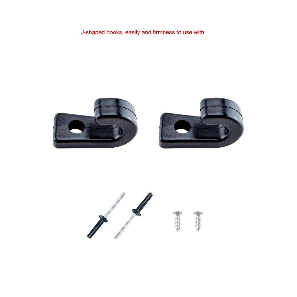 Cheap 1 Pair J Shape Hook Durable Plastic J Shape Screws Lashing Hook J ...