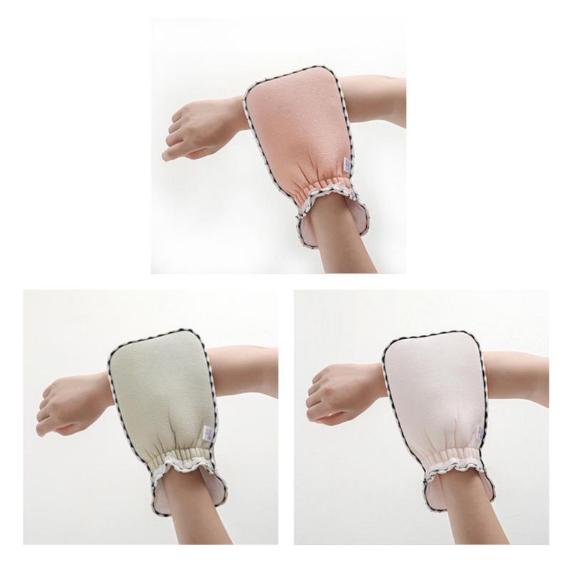 Buy Exfoliating Gloves Mitten Remove Dead Skin Bath Body Scrub Gloves ...