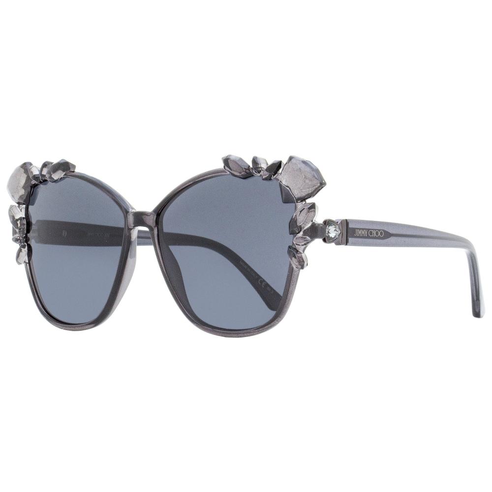 Jimmy Choo Женские солнцезащитные очки к 25-летию Mya KB7IR Серые 59 мм ...