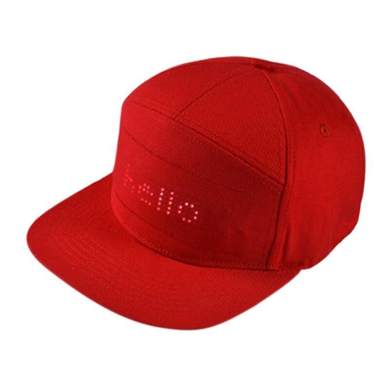 Buy LED Smart Cap Mobile Phone APP Controlled Display Screen Hat For ...