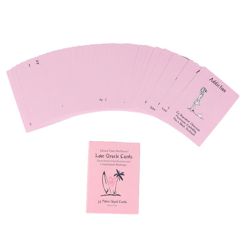 Cheap Pink Wellness Love Oracle Card Tarot Prophecy Divination Family ...