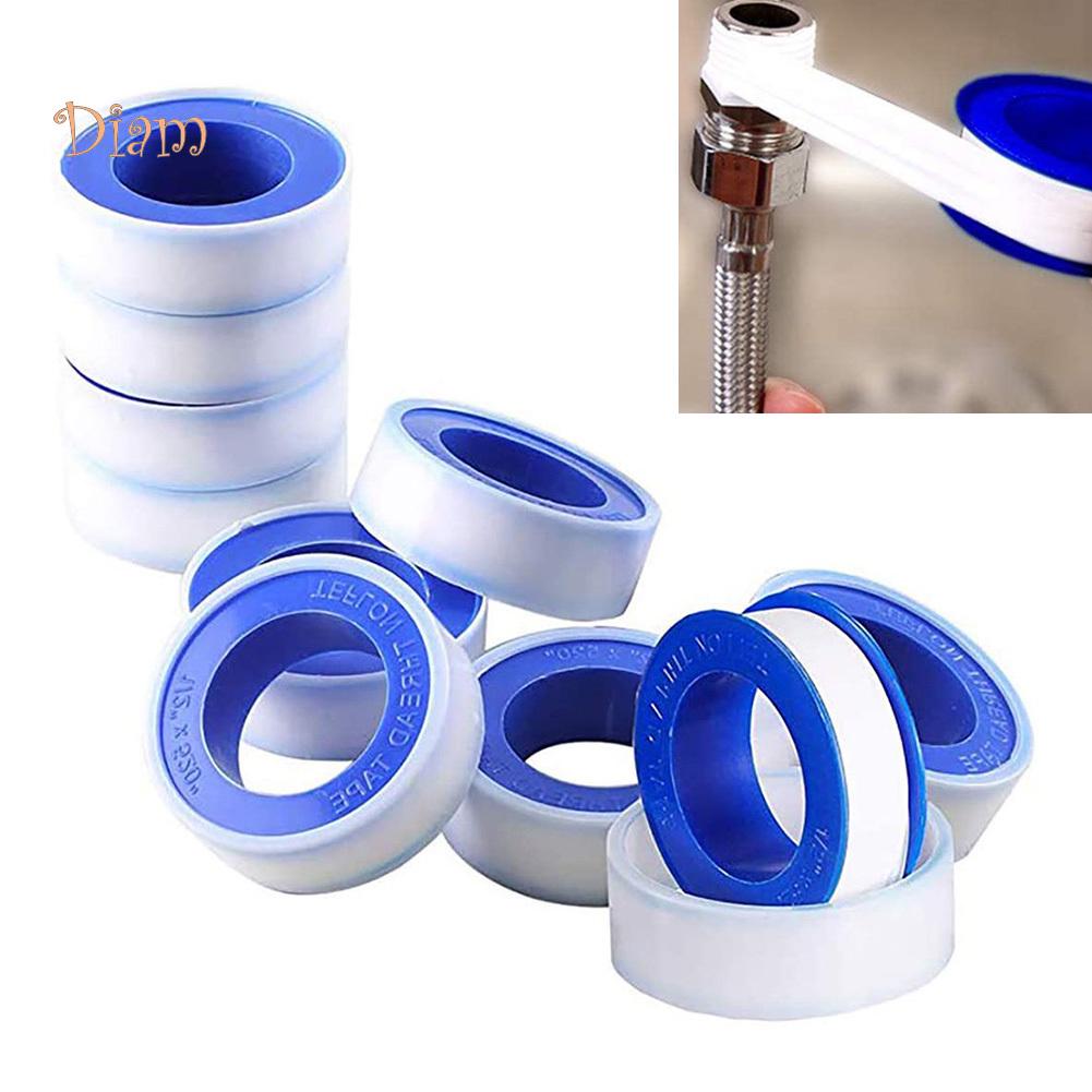 CO&LO 10Rolls Waterproof PTFE Thread Seal Tapes for Leak Water Plumbing ...